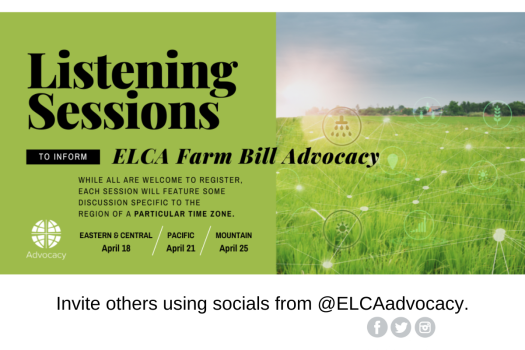 ELCA Farm Bill Listening Sessions - ELCA Advocacy » ELCA Advocacy - Evangelical Lutheran Church ...