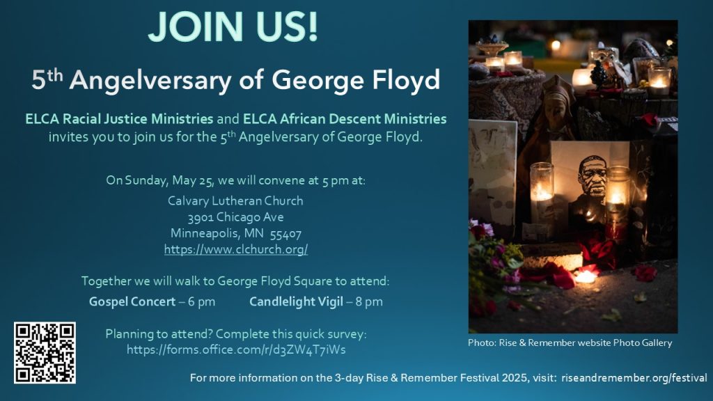 Join Us: 5th Angelversary of George Floyd - ELCA Racial Justice » ELCA ...
