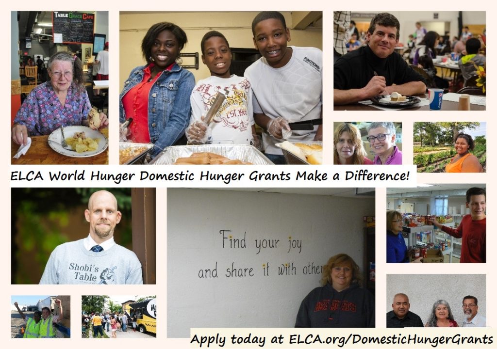 ELCA World Hunger Domestic Hunger Grants Now Available! - ELCA World ...